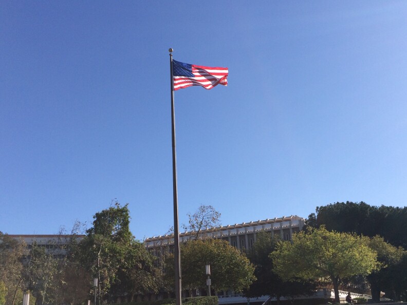 UC Irvine flag ban divides campus, nation | LAist