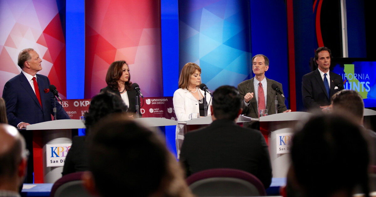 Candidates face off in last US Senate debate before primary | LAist