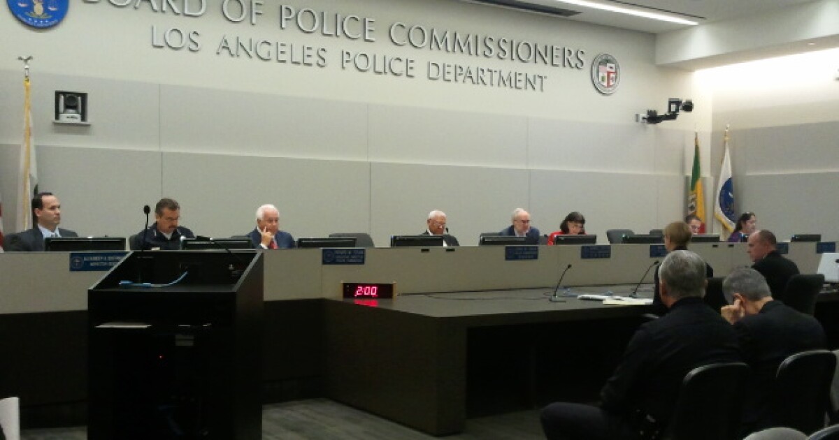 Los Angeles police commission questions officer discipline methods | LAist