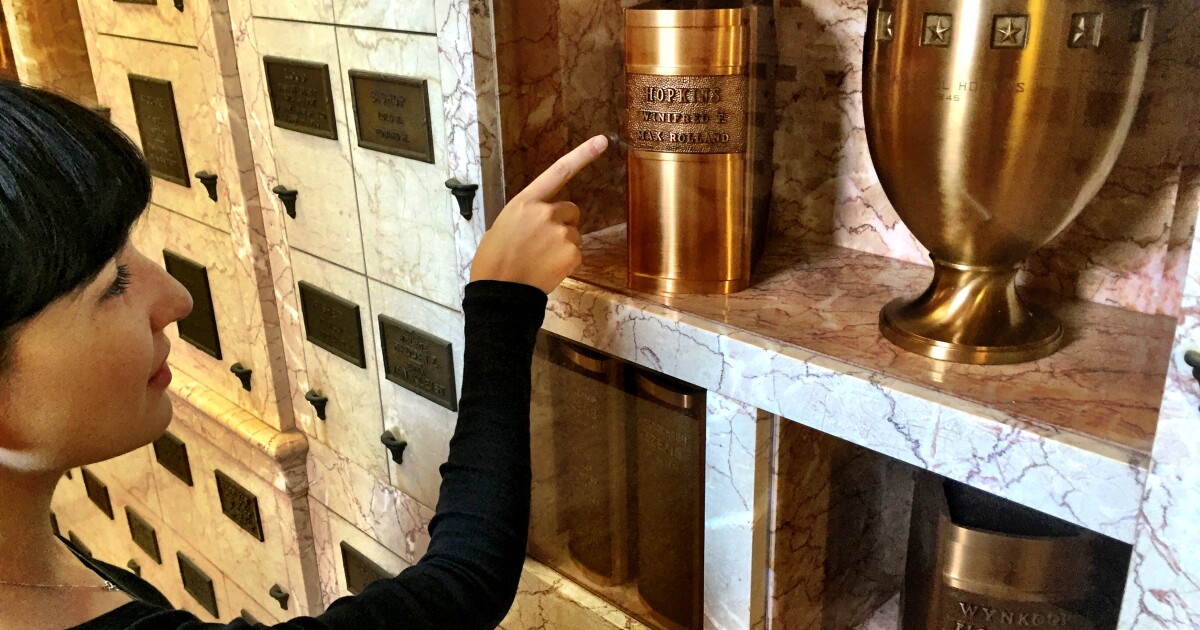 Interview in the mausoleum with relics expert Elizabeth Harper | LAist