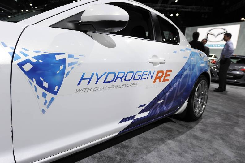 Hydrogen cars on display at L.A. Auto Show | LAist