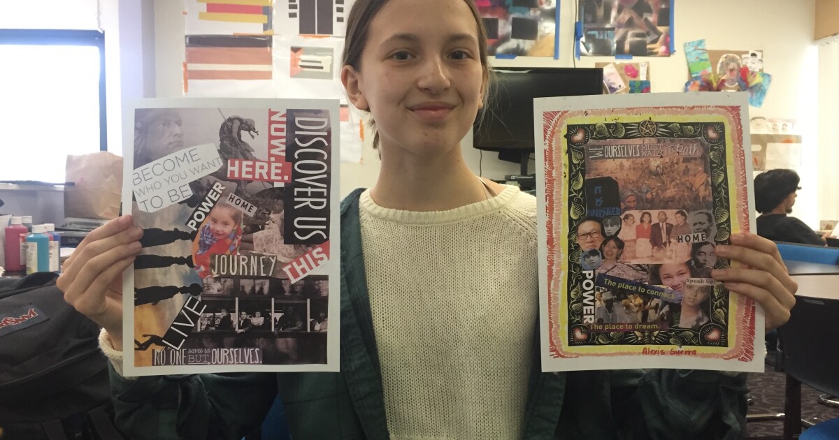How these students made collages to better understand history | LAist