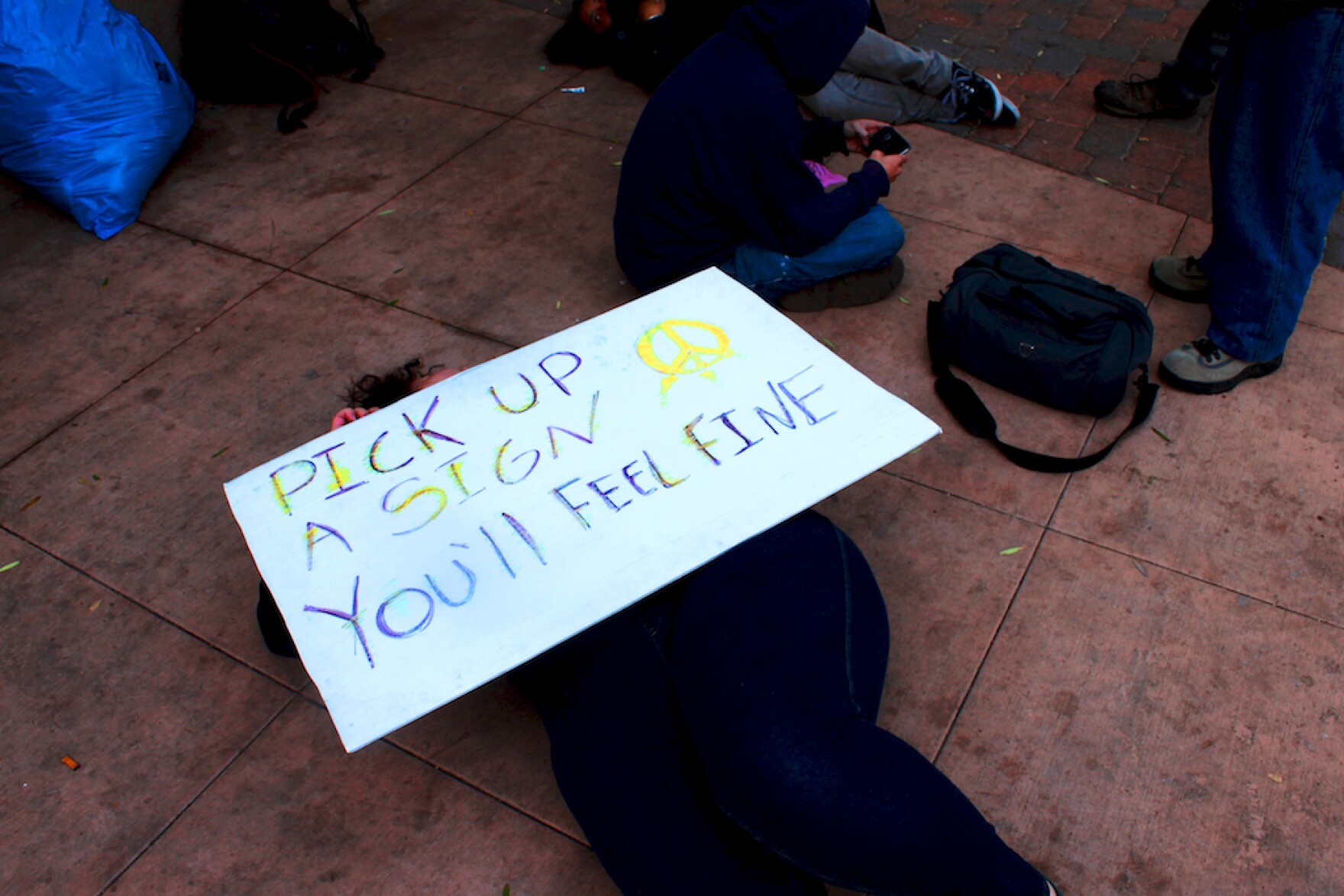 Police break up Occupy Riverside camp for 2nd time this month | LAist