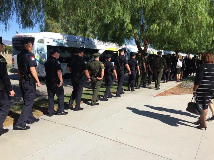 Pomona Swat Officer Honored In Memorial Service Laist