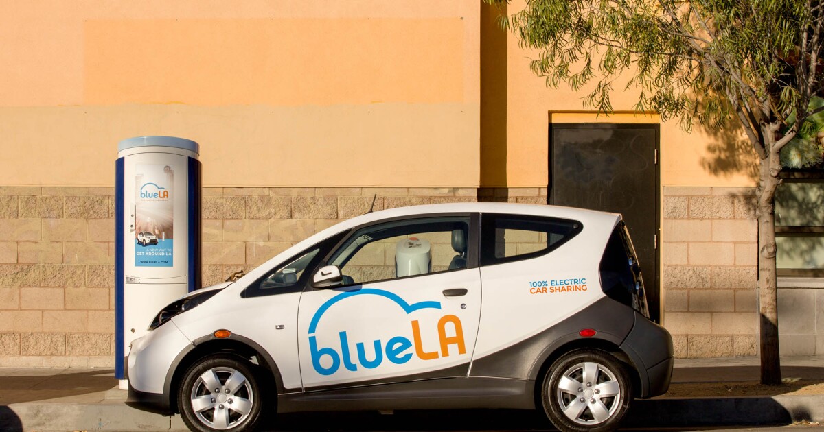BlueLA is the new car in town — it's electric and you can rent it by ...