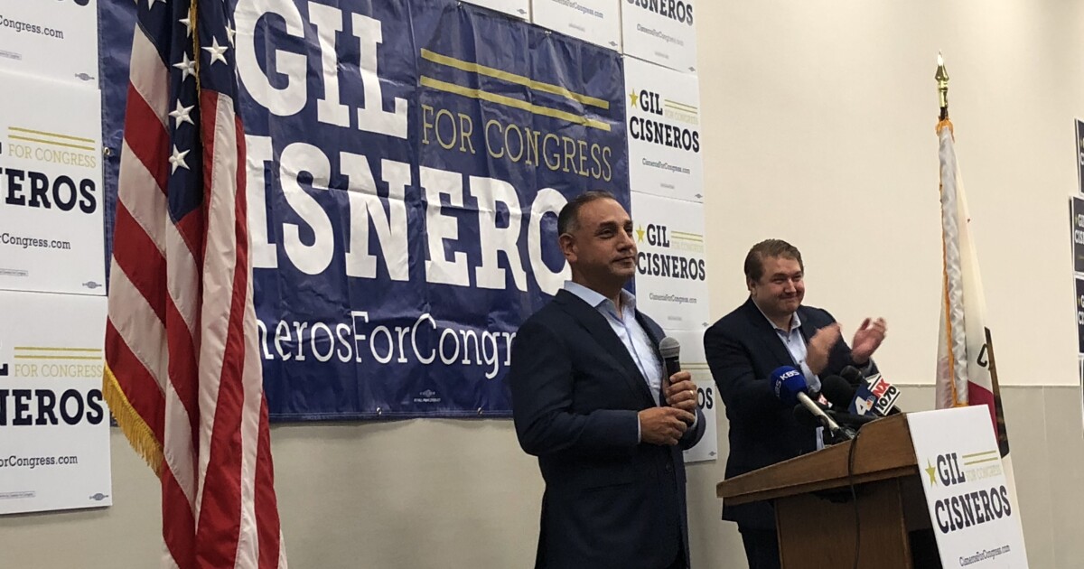 Democrat Gil Cisneros celebrates narrow victory in 39th district | LAist