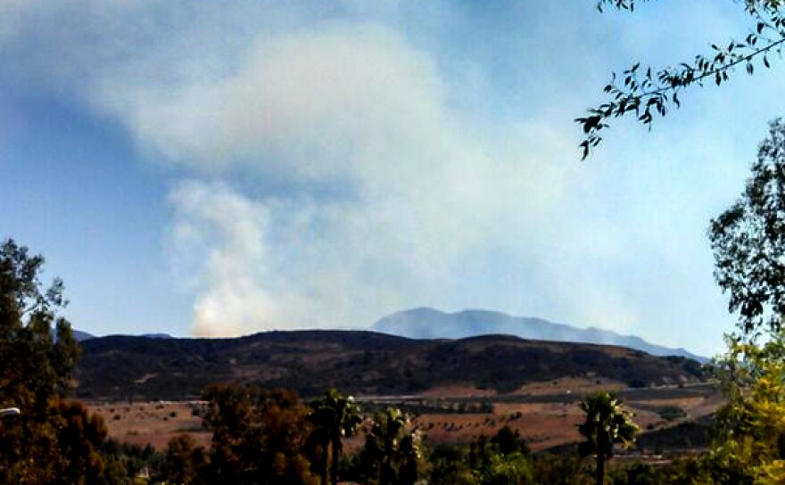 Baker Fire: Voluntary evacuations for area east of Santa Ana; Road ...