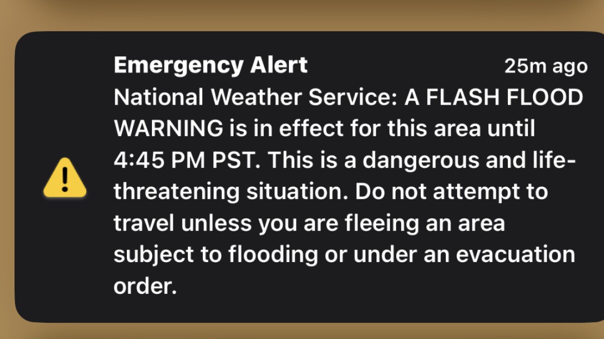flash floid warning