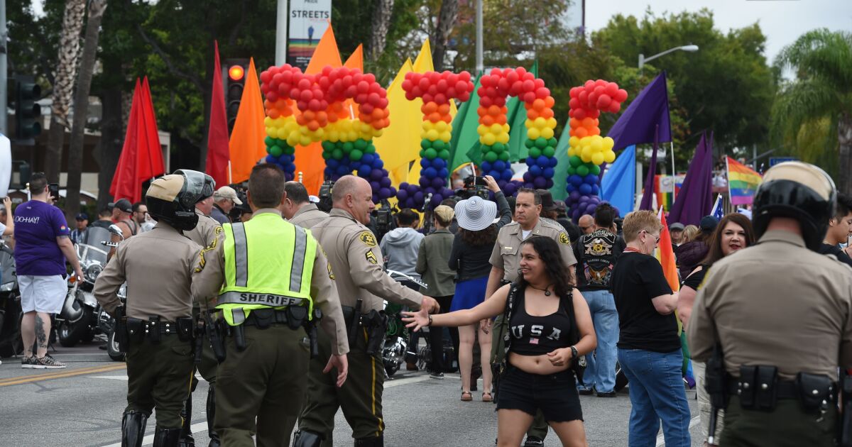 Resist March replaces LA Pride Parade — and some resist the change | LAist