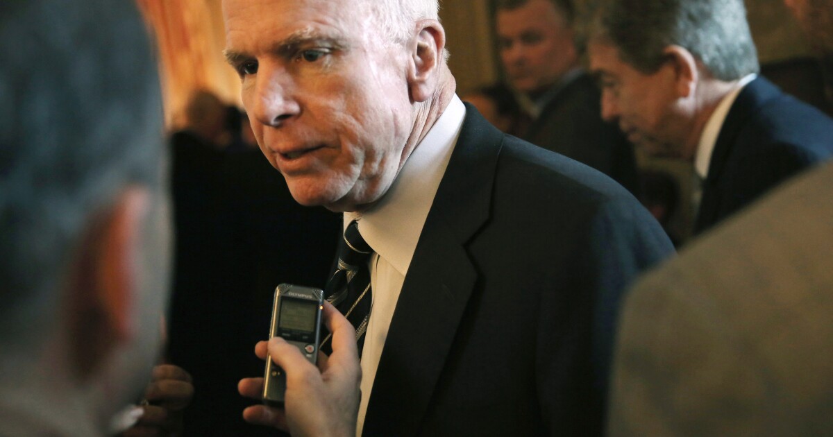 John McCain the 'Maverick' works on his legacy | LAist