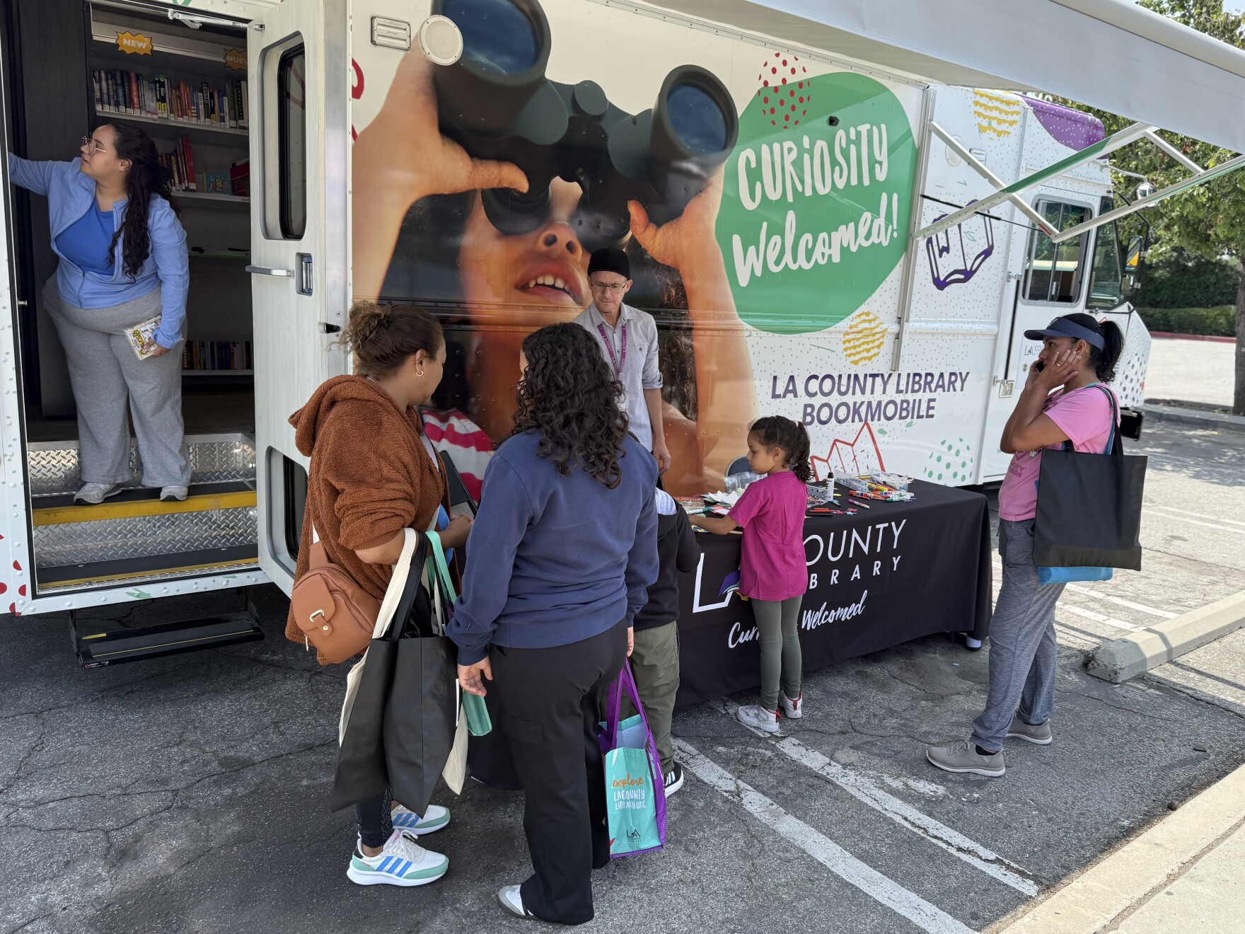 LA County’s bookmobiles started rolling in the 1940s. Now they’re ...