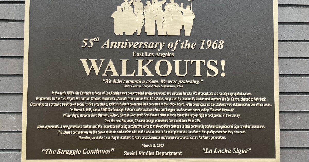 Remembering The East LA Walkouts, More Than 55 Years Later | LAist