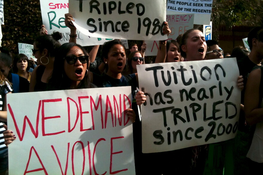 UC Regents meeting: Students voice concerns over tuition fees, police ...