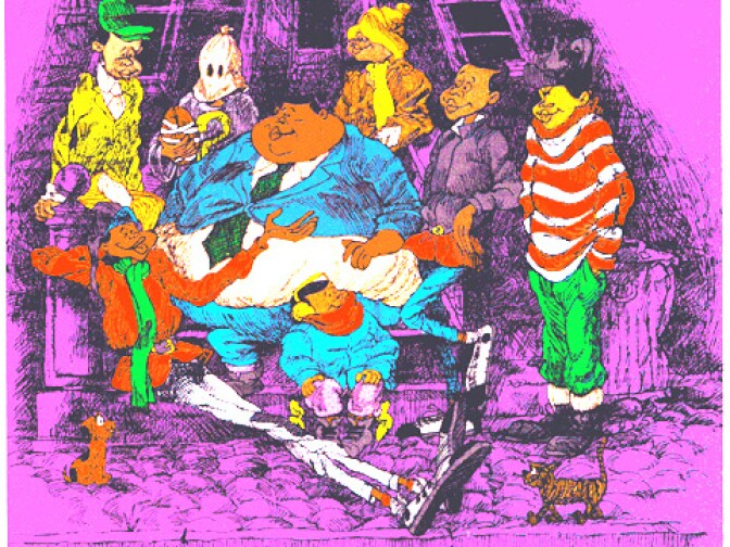 fat albert coloring book