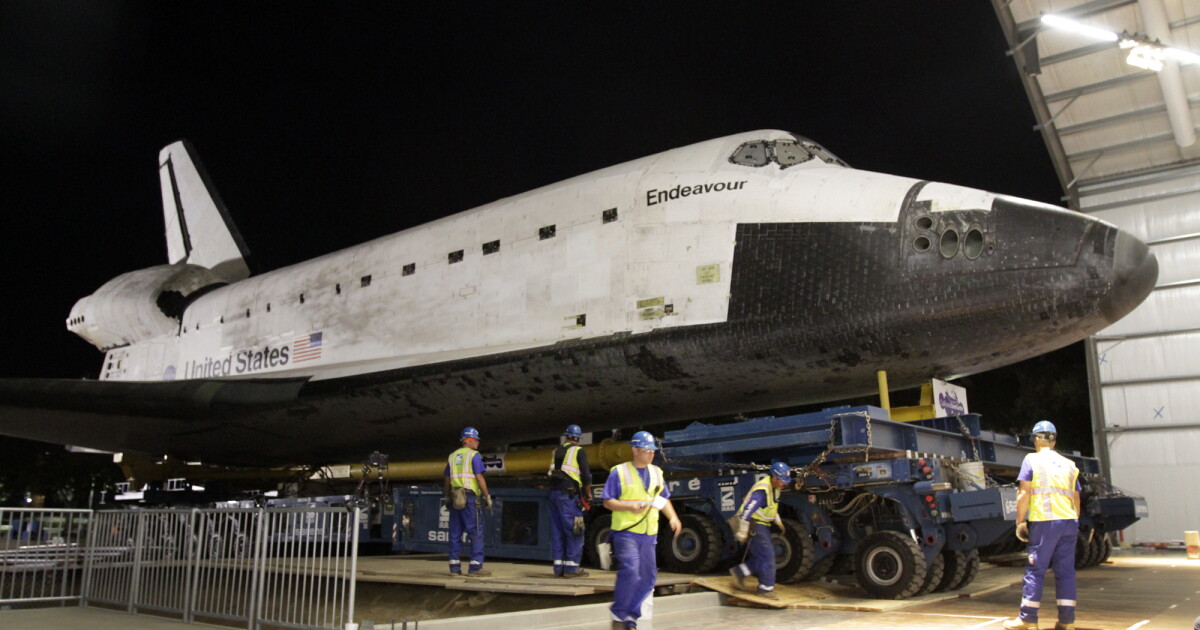 California Science Center opens space shuttle Endeavour exhibit today ...