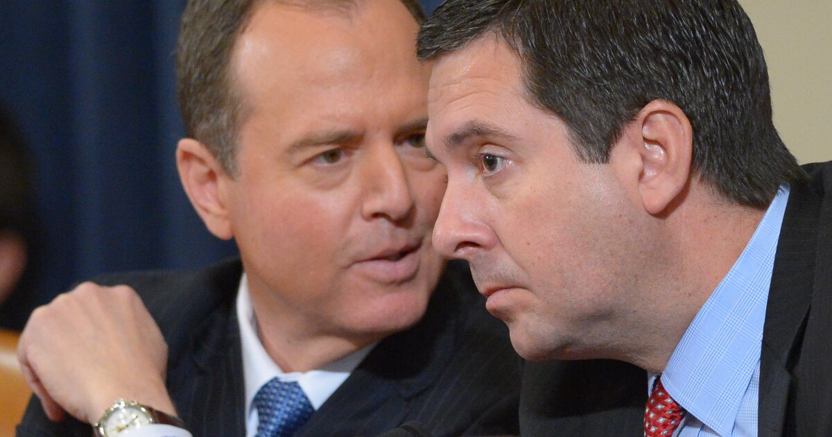 Rep. Schiff goes after Trump wiretapping allegations in Comey Intel ...