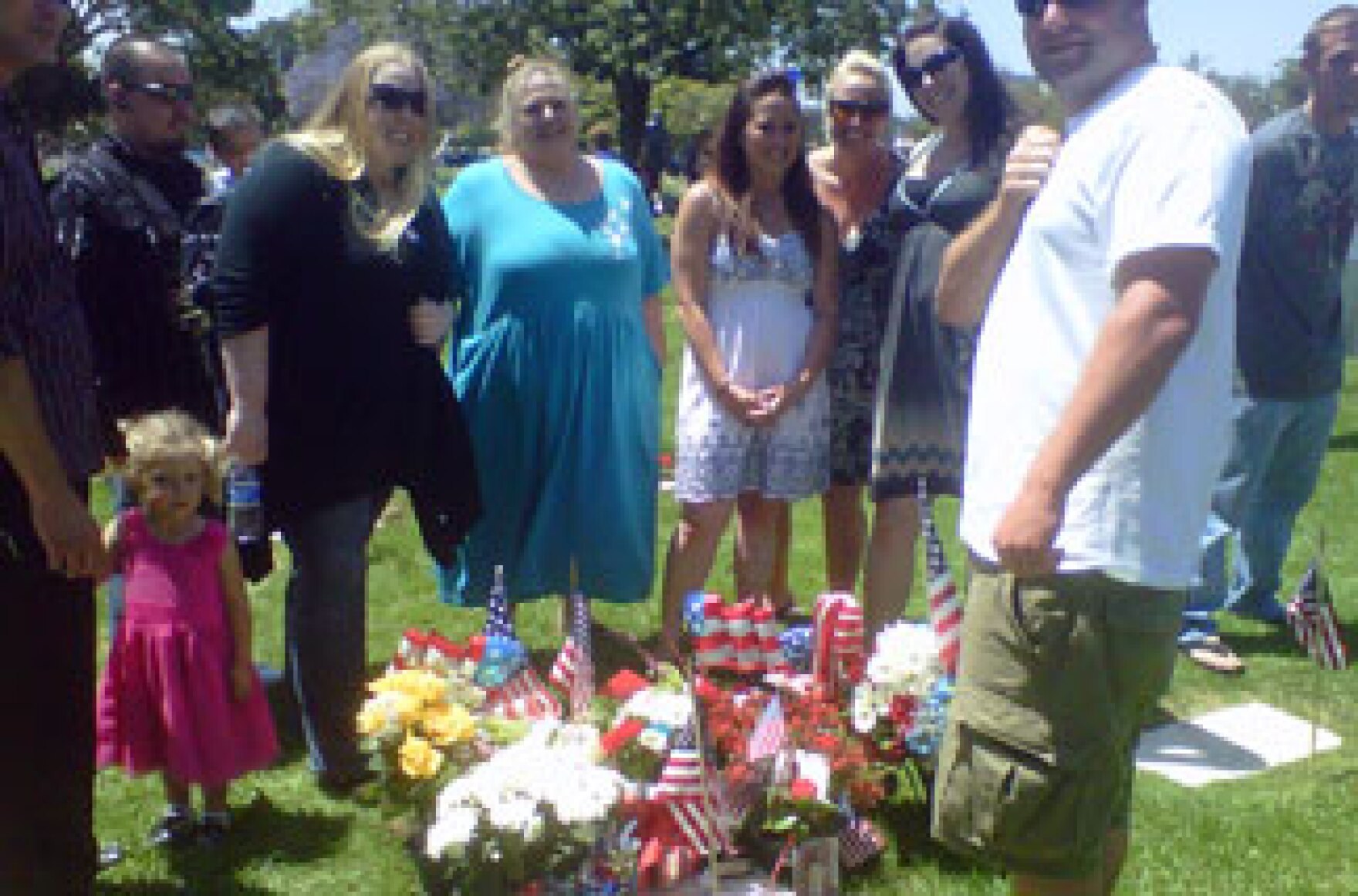 LA National Cemetery visitors remember loved ones | LAist